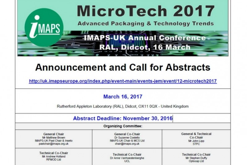 IMAPS UK Annual Conference2017 - In primo piano - IMAPS Italy - Pavia